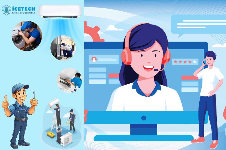 Hướng dẫn đặt lịch và kích hoạt bảo hành trên Website icetech